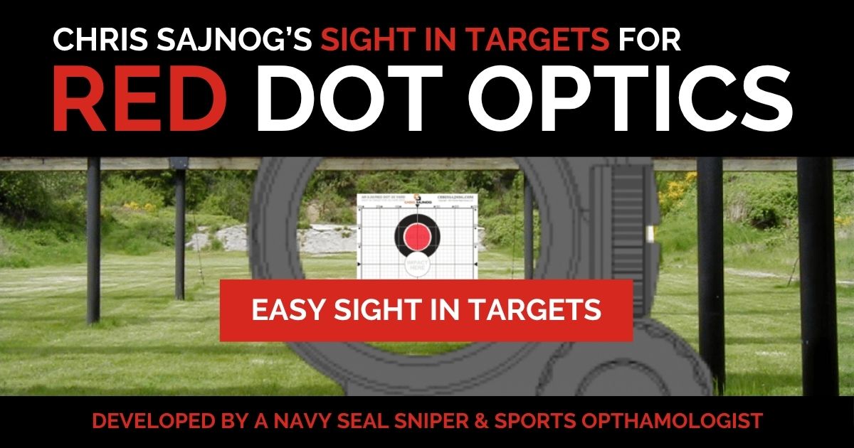 Zero Your Red Dot Sight – 25-Yard Sight-In Target